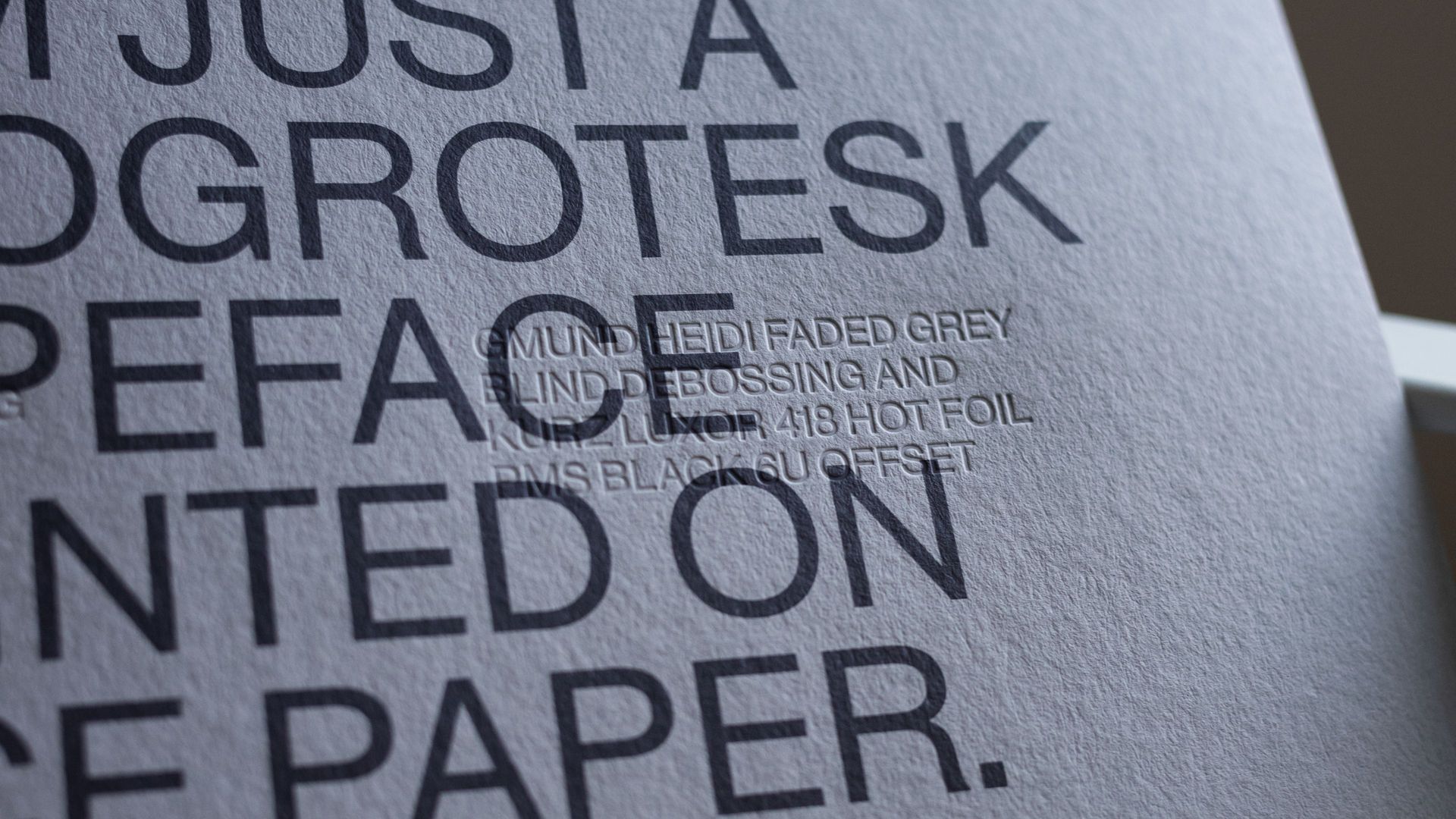 Paper & Type — UNDESIGNED
