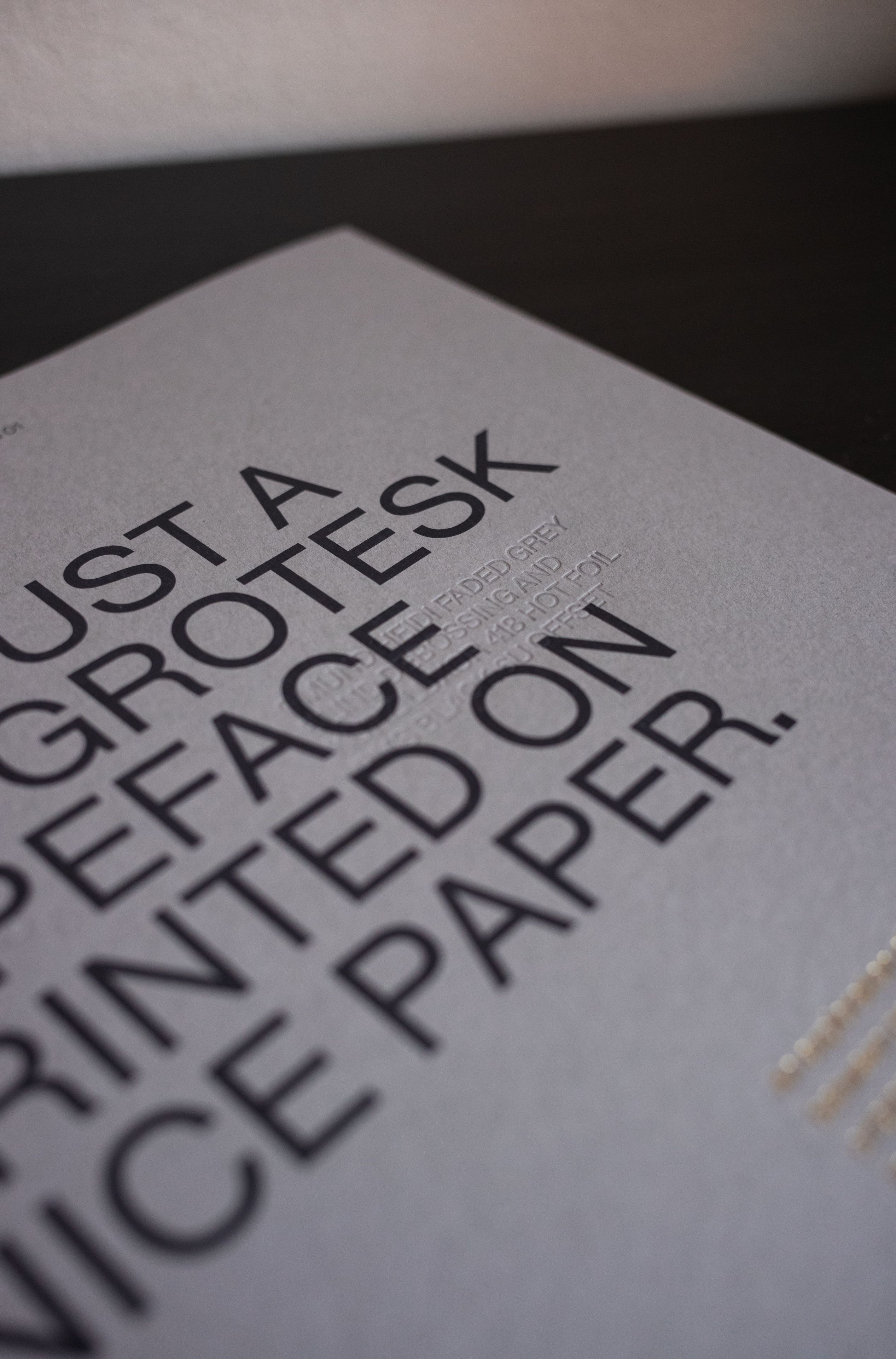 Paper & Type — UNDESIGNED